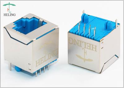 Cina 8P8C grado 21 Jack modulare RJ45 di verticale 180 180 gradi in vendita