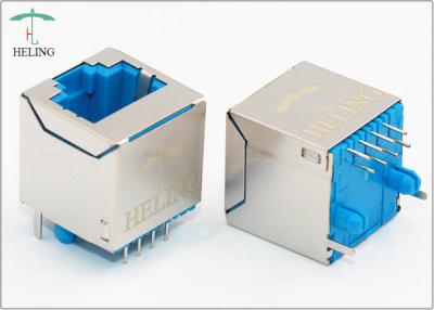 Cina 8P8C grado 21 Jack modulare RJ45 di verticale 180 180 gradi in vendita