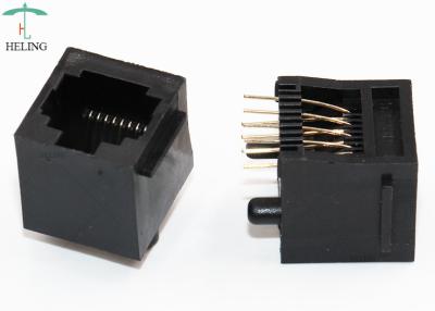 中国 1.27 mmの末端ピッチ縦RJ45モジュラー ジャック8P8C THTの上の記入項目 販売のため