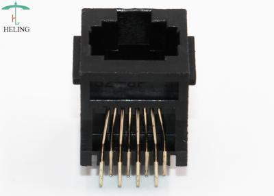 中国 1.27 mmの末端ピッチ縦RJ45モジュラー ジャック8P8C THTの上の記入項目 販売のため