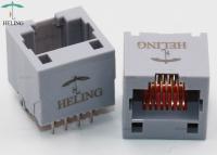 China 180 Degree Vertical RJ45 Lan Connector None Shielded For Network Datacom for sale