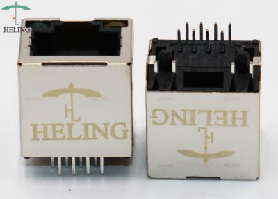 Cina Tipo verticale del montaggio di grado THT del connettore RJ45 Jack modulare 180 della rete 8P8C in vendita