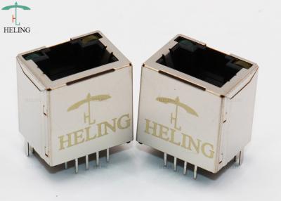 Cina Tipo verticale del montaggio di grado THT del connettore RJ45 Jack modulare 180 della rete 8P8C in vendita