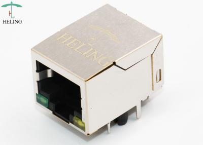 China THT Soldering Right Angle RJ45 8 Pin Connector Tab Down For PC Mainboard for sale
