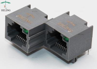 Cina Connettore Unshielded Jack modulare di Ethernet RJ45 1 x 2 porti per il ripetitore della rete in vendita