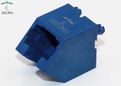 中国 45程度RJ45接続点のための保護されていないLANコネクター8P8Cの-穴のタイプ 販売のため