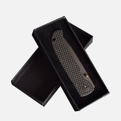 China New style chrome steel Carbon Fiber folding Knife full Carbon Fiber pocket knife for sale
