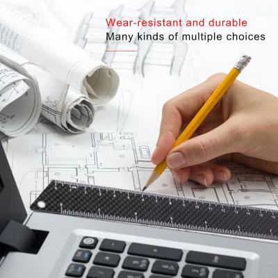 China Customize high quality carbon fiber ruler 20cm promotional gifts for sale