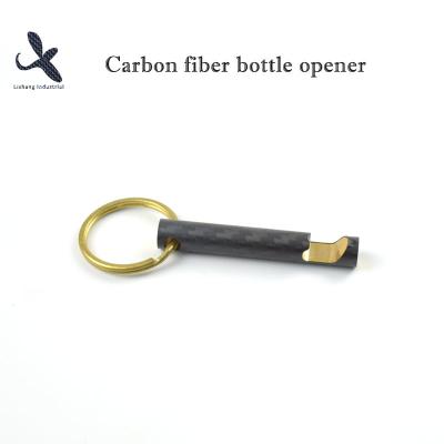 China Gift New Arrival Strong Custom Carbon Fiber Bottle Opener card holder bottle opener for sale