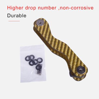 China Carbon Fiber Gift Carbon Fiber Smart Key Holder Key Organizer for sale