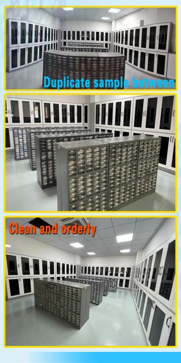 Sample storage room