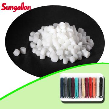 White opaque TPE plastic granules for overmolding