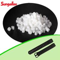 China Customizable TPE Material TPR Granules Easy Coloring Scratch Resistant Watch Straps for sale