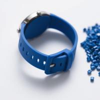 China Customizable TPE Material TPR Granules Easy Coloring Scratch Resistant Watch Straps for sale