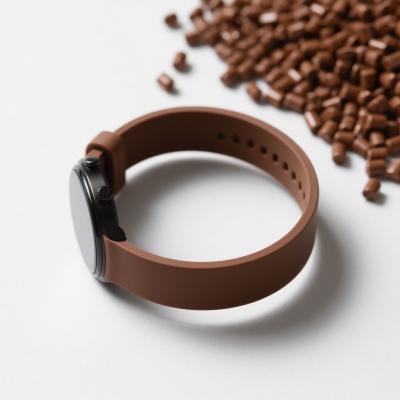 China Material TPE personalizável Grânulos TPR de cor fácil Cintas de relógio resistentes a arranhões à venda