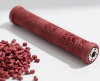 China TPE fietshandgrepen Veilige eindvergrendelende fietsgrepen voor verbeterde stabiliteit en comfort Te koop