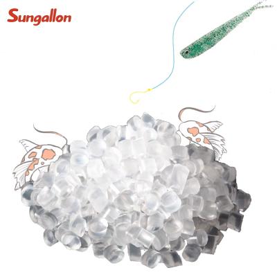 Китай Мягкие речные рыболовные приманки из реки из резины TPE: прозрачная ультрагибкая приманка из гранул TPE для жизнеспособной работы продается