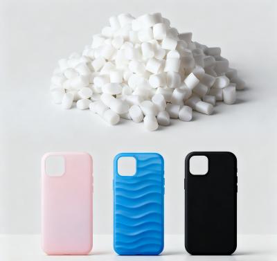 China Flexibles TPE-Rohmaterial für die Formgebung von Handyhüllen, weich und stoßdämpfend für den täglichen Geräteschutz zu verkaufen