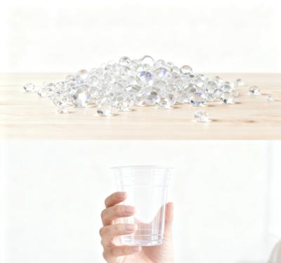 Китай Ударопрочные, глянцевые, прозрачные одноразовые стаканы K-Resin для кейтеринга/кемпинга продается