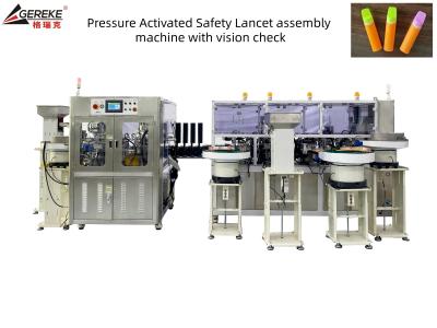 China Pressure Activated Safety Blood Lancet Assembling And Testing Machine for sale