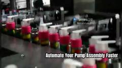 Automatic Lotion Pump Assembly Machine High Speed Solution