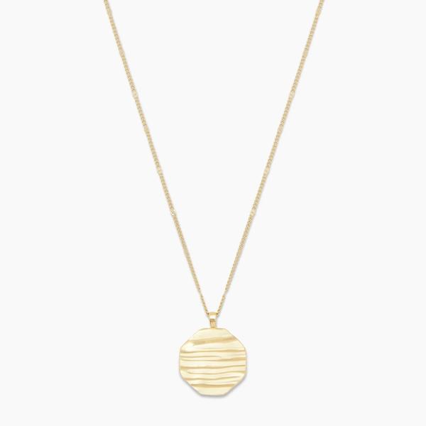 Quality Customized C-Wave Necklace Chain 18K Light Yellow Gold Bar Necklace Drop Gold for sale
