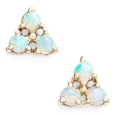 China 14K 18K  24KGold Plumeria Full Hoop Earrings A Must-Have for Your Jewelry Collection for sale
