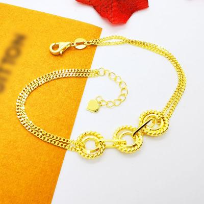 China Sleek 18kt Yellow Gold Mini Pendant Necklace for sale