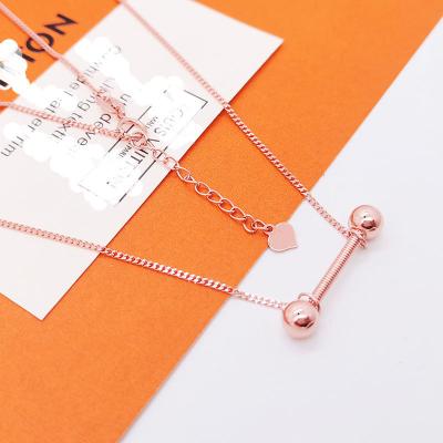 China 18K Pure Gold Necklace Fine Jewelry 18k Real Gold Party Wedding Necklaces For Women for sale