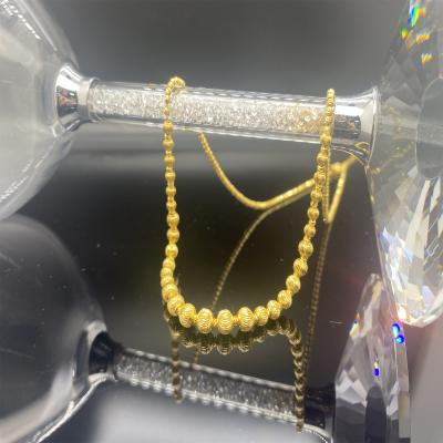 China Delicate 18kt Yellow Gold Pendant Necklace for sale
