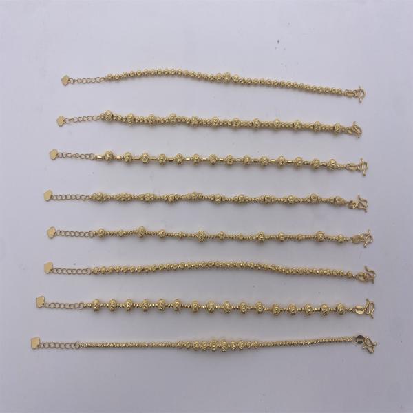 Quality Customizable Women's Jewelry: 18K Solid Gold Heart Bracelet for sale