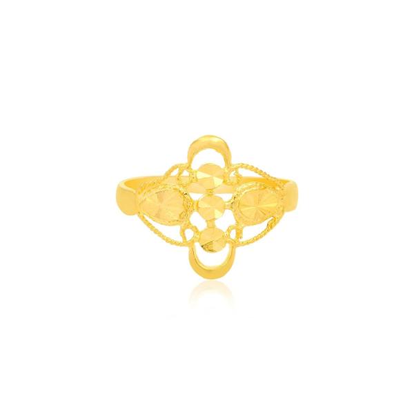 Quality Luxury 18kt Gold Ring: A Timeless Piece of Elegant Jewelry for sale
