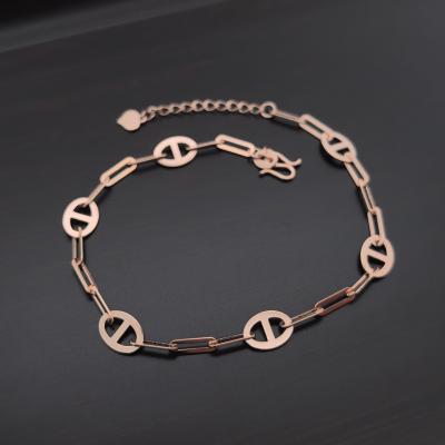 China 18K gold customized type bracelet rose gold for sale