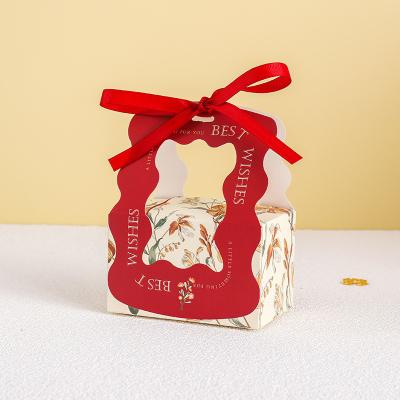 Cina Carta d'arte Logo di lusso Regalo Shopping Borsa di carta in rilievo con schermo a maniglia in vendita