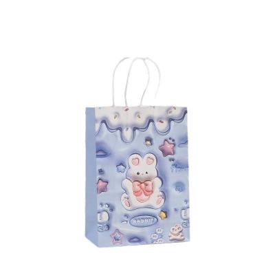 China Coelhinho bonito em relevo Saco de decoração de festa de Páscoa cor personalizada aceita biodegradável à venda
