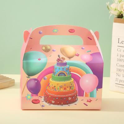 China Gepersonaliseerde witte kaart verdikt bakken cadeaubon voor verjaardagsfeest en dessert verpakking Te koop