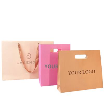 Cina Logo d'ordine personalizzato regalo di lusso borsa di carta per lo shopping con il proprio logo in vendita