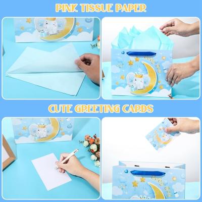 China Saco de compras de papel personalizado Eco-friendly 250 Gsm com corda de fita para embalagem de presentes à venda