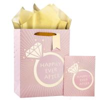 Quality Custom Color Accepted Ivory Board Wedding Gift Paper Bags for Special Occasion for sale