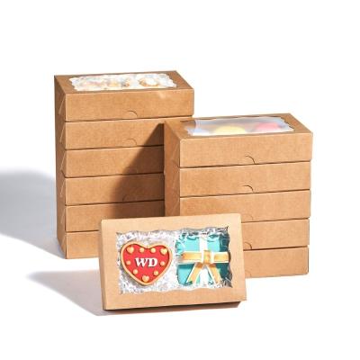 Cina Scatola di carta kraft con finestra di visualizzazione chiara per l' imballaggio in vendita