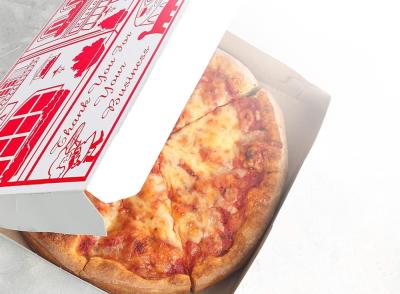 Cina Confezione cartacea per pizza e fast food con logo in vendita