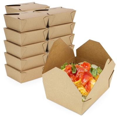 Cina Scatola di imballaggio per fast food biodegradabile su misura adatta a ristoranti e takeaway in vendita
