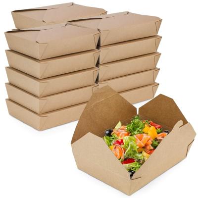 Cina Scatola di imballaggio per fast food biodegradabile su misura adatta a ristoranti e takeaway in vendita