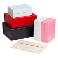 China Square Recycled Materials Custom Folding Magnetic Rigid Box for Personalized Packaging for sale