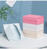 China Square Recycled Materials Custom Folding Magnetic Rigid Box for Personalized Packaging for sale