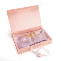 China Custom Order Others Type Empty Paper Magnetic Folding Gift Packaging Box With Ribbon for sale