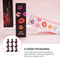 China Custom Order Acceptable Cardboard Lipstick Packaging Boxes For Customized Branding for sale