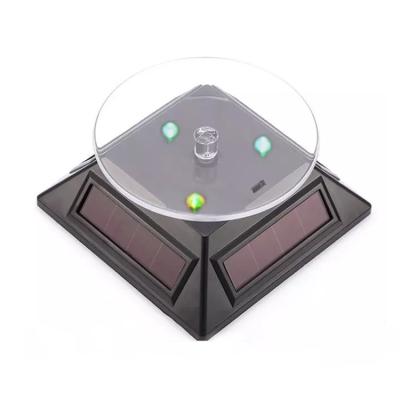 China 360 Grad drehbarer LED-Solar-Displayständer zur Präsentation von Mobiltelefonen, Schmuck und Uhren zu verkaufen