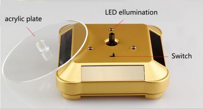 China 360° zonne-energie draaitafel Draaiend scherm draaitafel voor het tonen van goederen Te koop