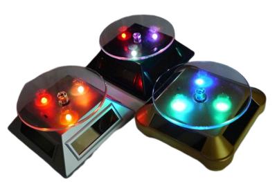 China 360° zonne-energie draaitafel Draaiend scherm draaitafel voor het tonen van goederen Te koop